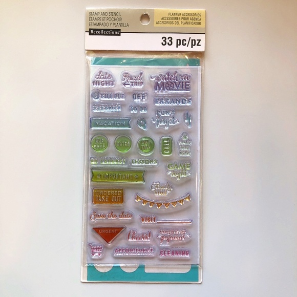 Recollections | Office | Recollections Planner Accessories Cling Rubber ...